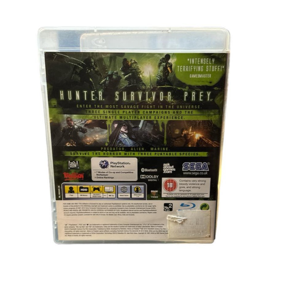 Aliens Vs Predator - PS3 Game - Own4Less